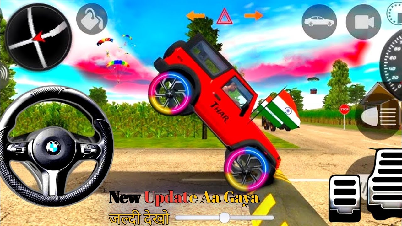 🔥 Thar Jeep Stunt Driving | Off Road Thar Jeep Jump Challenge | Thar ...