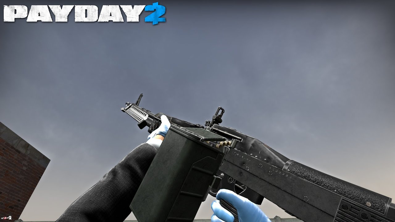Left 4 Dead 2 M60 LMG Payday 2 - Animal33 - Gameplay - YouTube