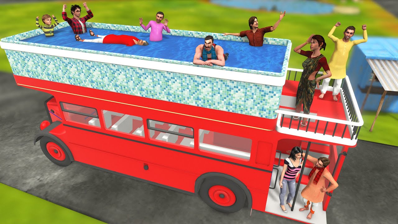 स्विमिंग पूल बस हिंदी कहानियाँ Hindi Kahaniya Swimming Pool Bus Comedy ...
