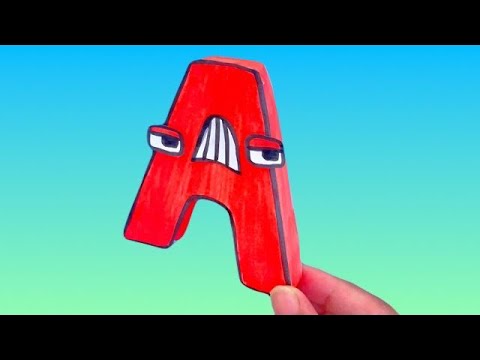 Paper Craft / alphabet lore paper crafts / alphabet lore A / how to ...