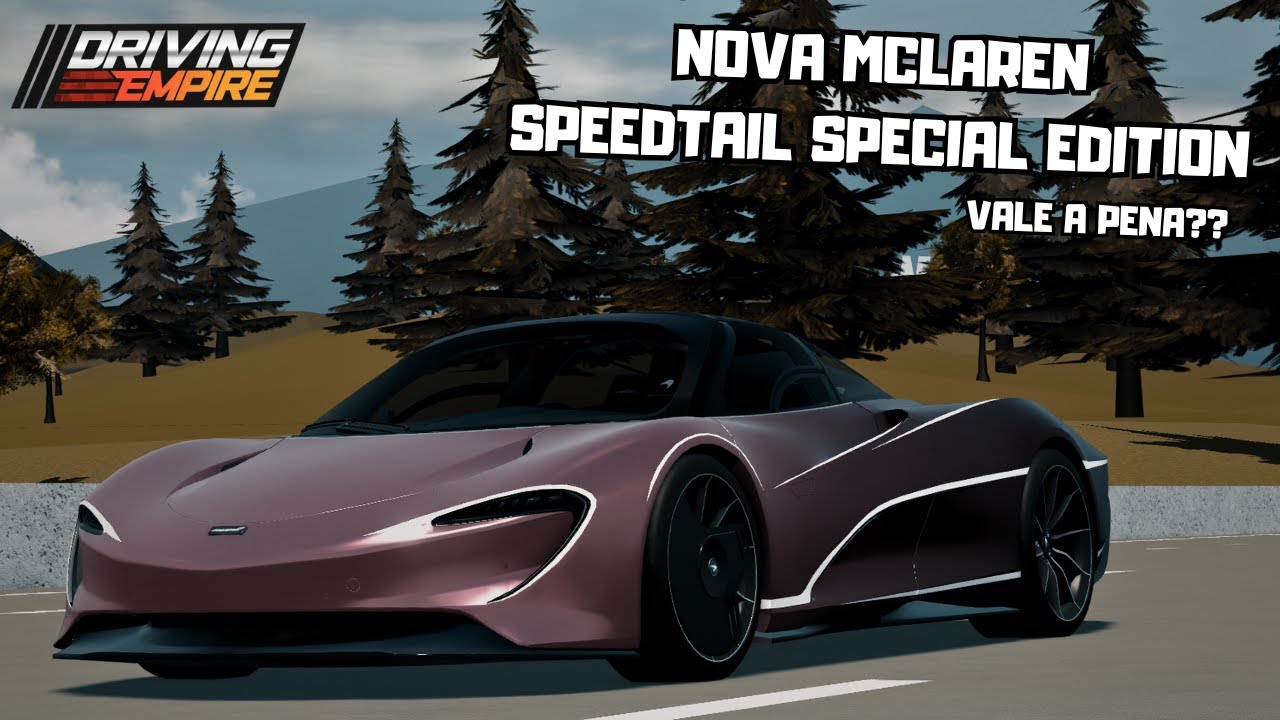 VALE A PENA COMPRAR A NOVA MCLAREN SPEEDTAIL SPECIAL EDITION?? - YouTube