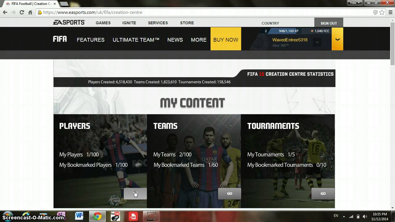 How to create a FIFA 15 player - YouTube