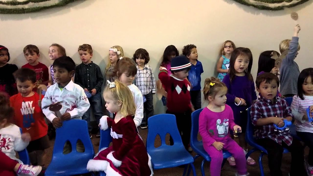Cute Kids Pre-School Holiday Concert - YouTube