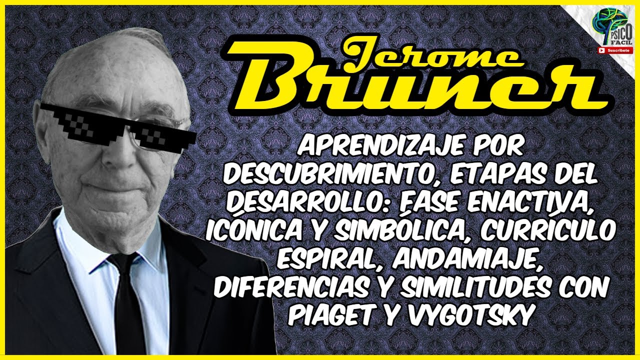 🔴 JEROME BRUNER | Teoría del APRENDIZAJE POR DESCUBRIMIENTO | Resumen ...