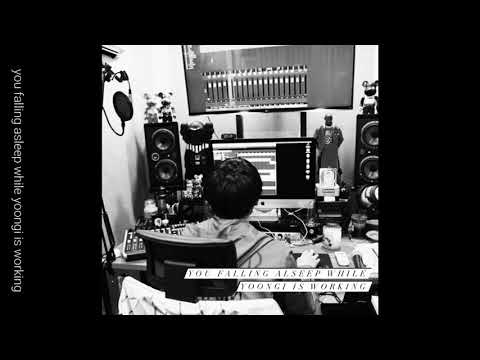 you falling asleep while yoongi is working [asmr]