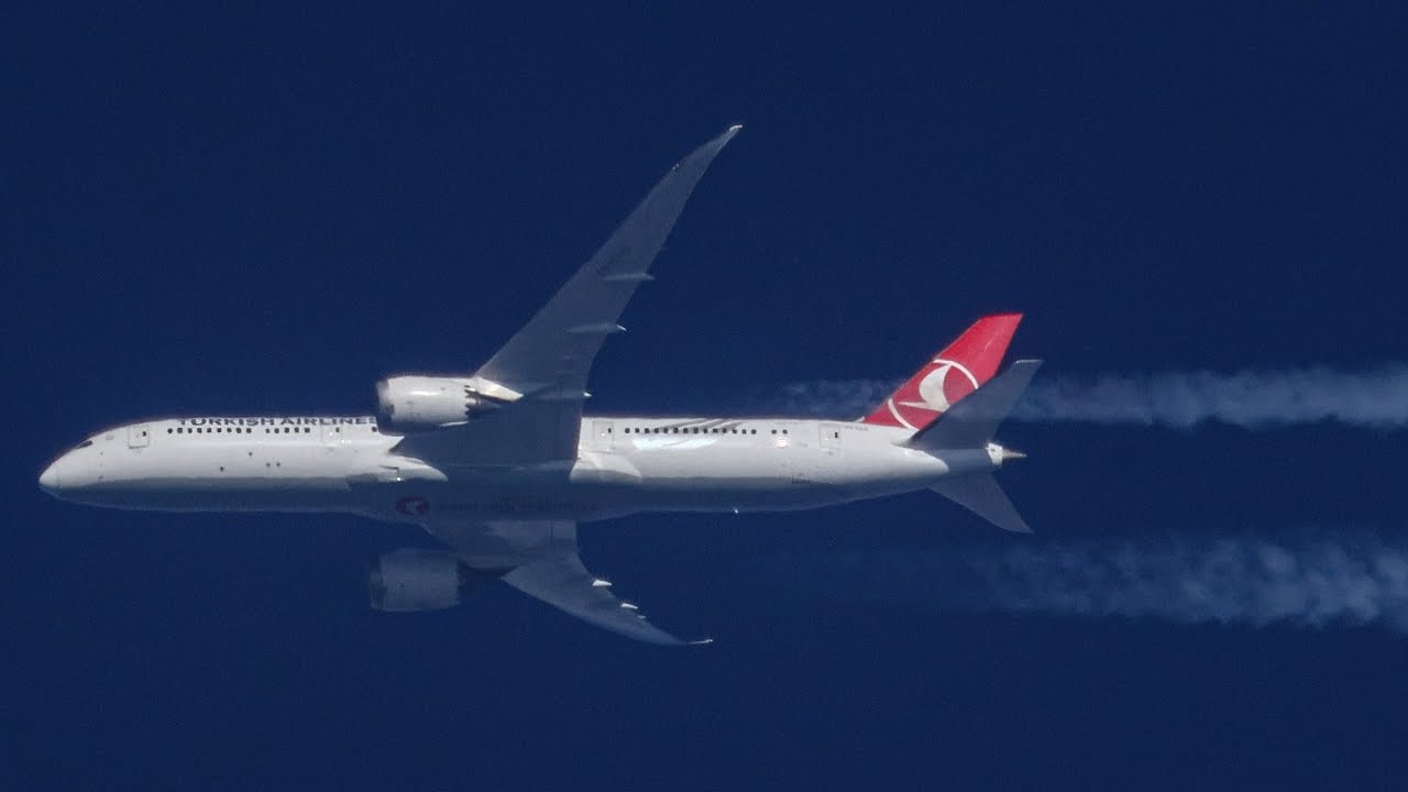 (4k) Boeing 787-9 Dreamliner (B789) Turkish Airlines TC-LLC 10356m ...