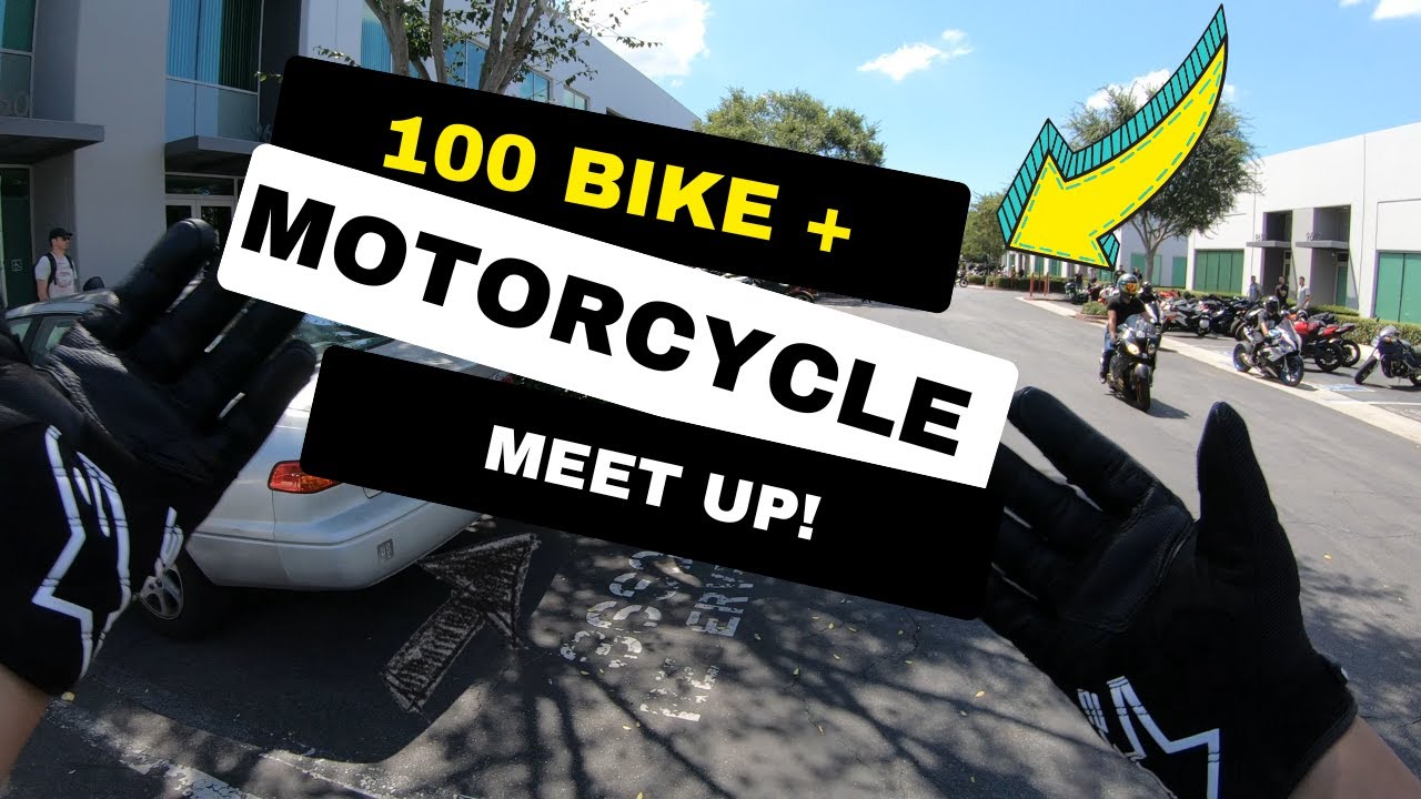 Huge 100+ Motorcycle Meet-Up with @imkay - YouTube