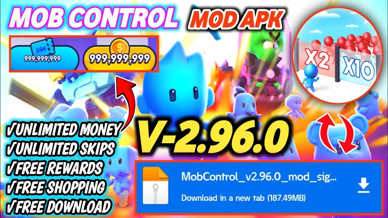Mob Control Mod Apk | Latest Update version 2.96.0 - YouTube