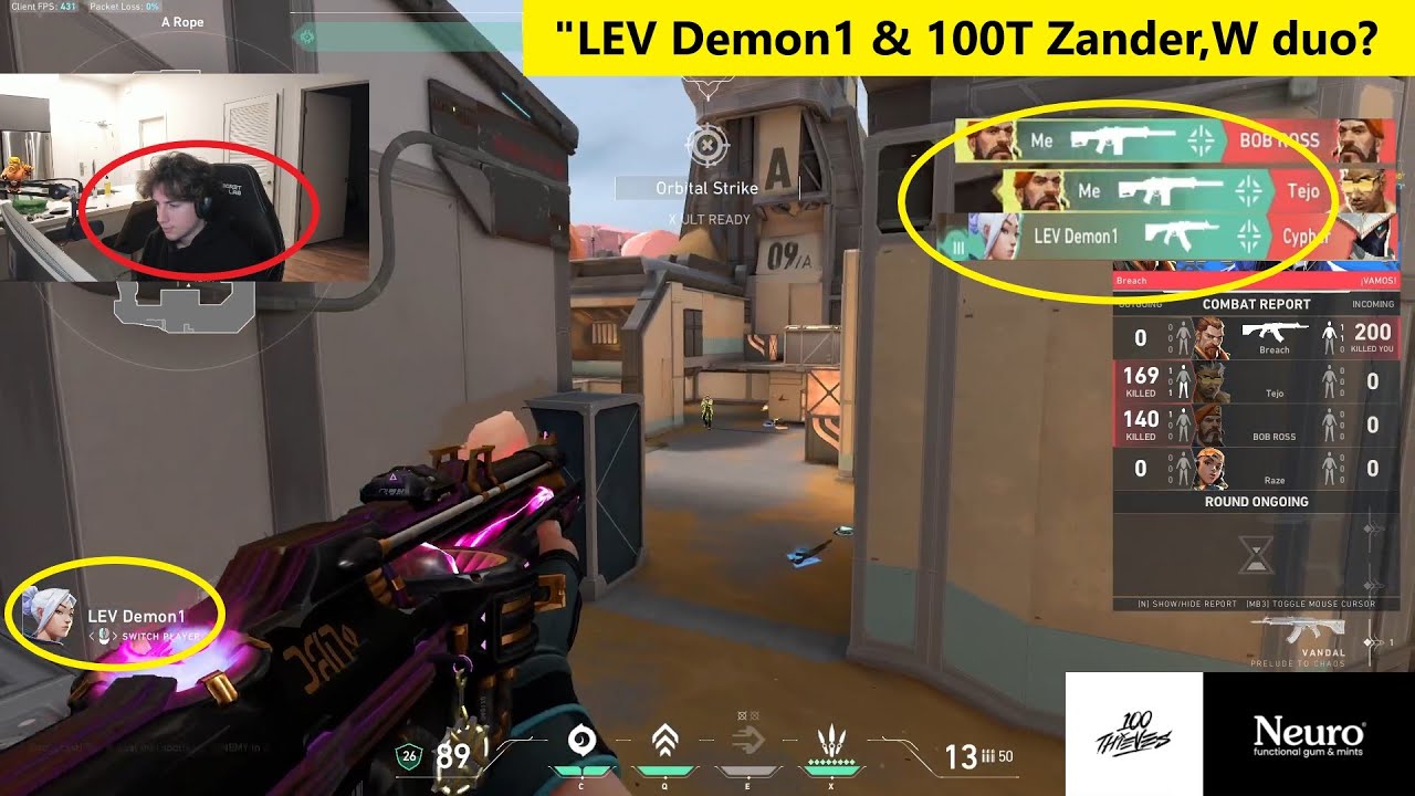 100T Zander and LEV Demon1's combine Ace are they dynamic duo? - YouTube