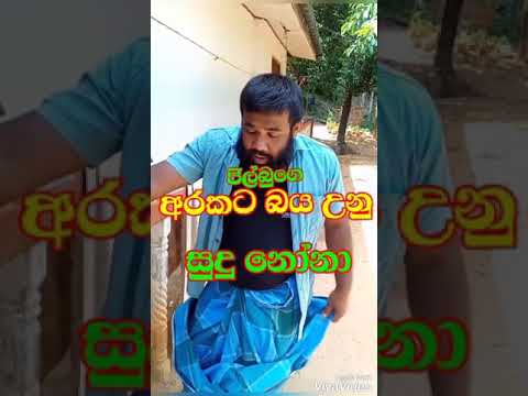 ❤❤ජිල්බුගෙ අරකට බයඋන සුදු නෝනා😜😜