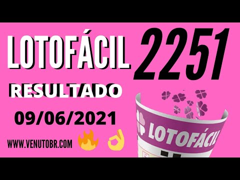 🍀 Resultado Lotofácil 2251