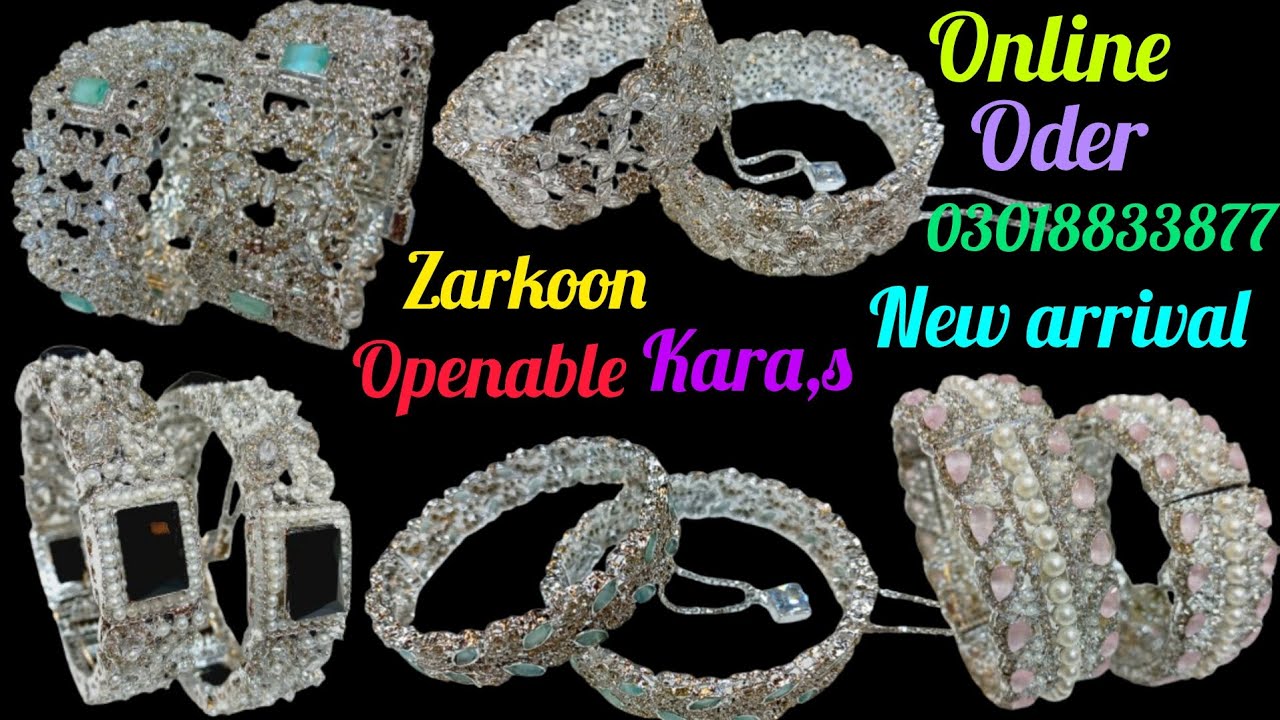 Silver zarkoon kara,s artificial - YouTube