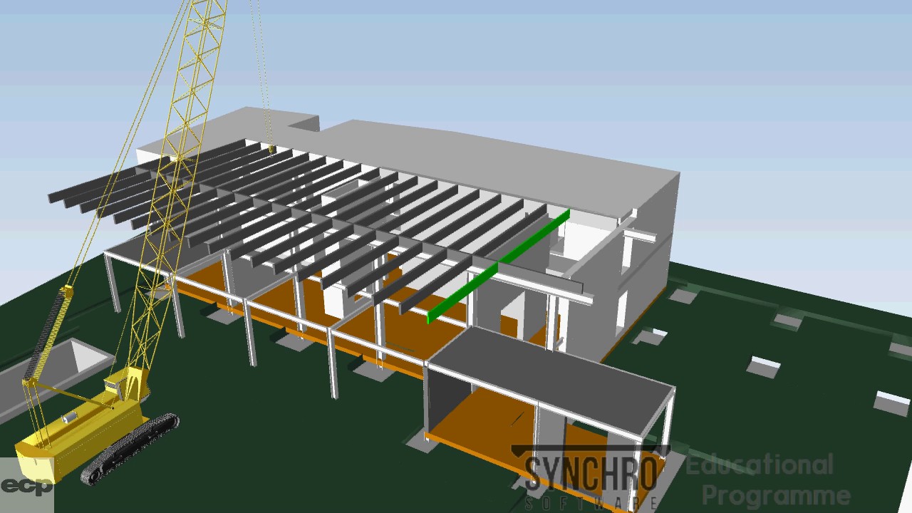BIM 3D Animation - House Construction Process - YouTube