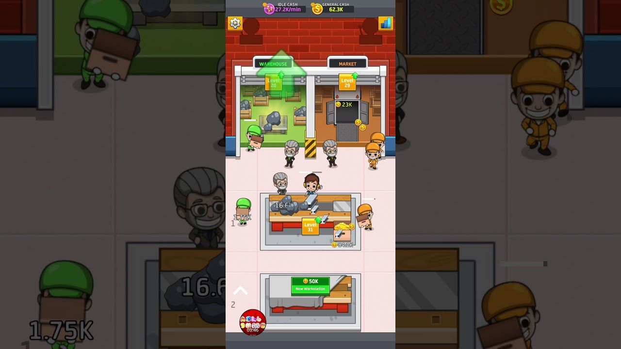 Idle Factory Tycoon Ep 1 Gameplay Walkthrough - YouTube