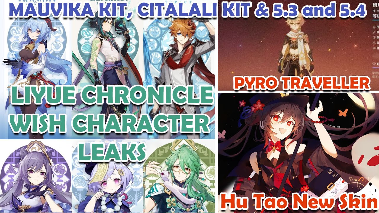CHRONICLE BANNER LEAKS , HU TAO NEW SKIN , PYRO TRAVELLER , MAUVIKA ...