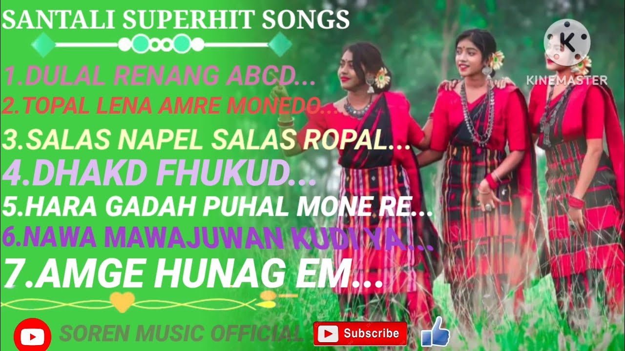 santali traditional songs//santali songs collection//santali music ...
