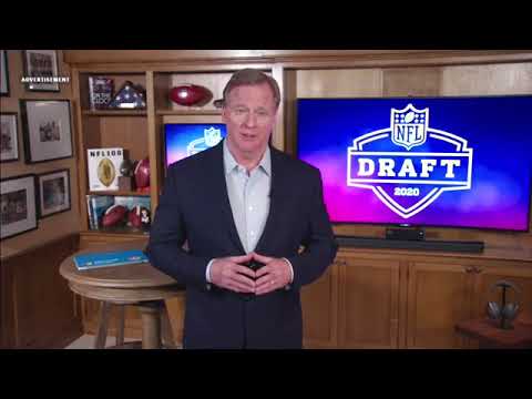 Roger Goodell opens the 2020 NFL Draft - YouTube