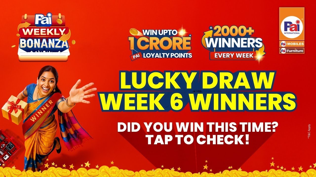 Pai Weekly Bonanza | Week 6 of PWB | 14th July – 20th July | Live Lucky ...