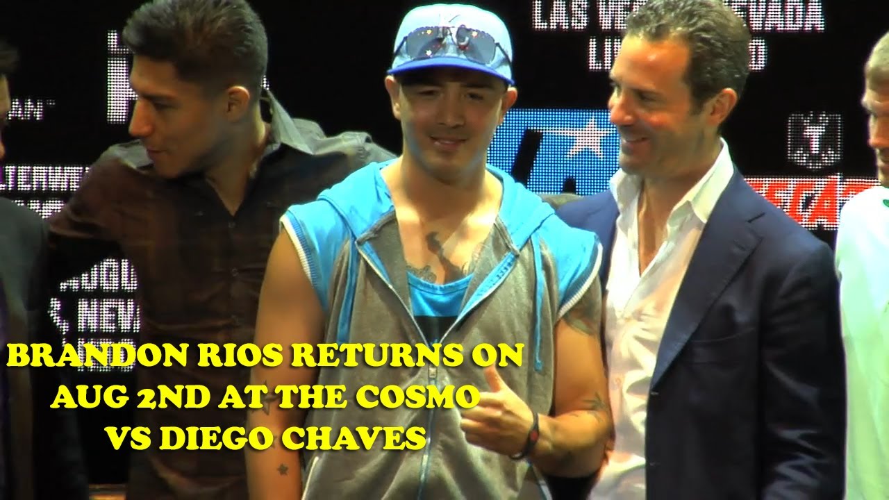 Brandon Rios vs. Diego Chaves - Press conference highlight video - YouTube