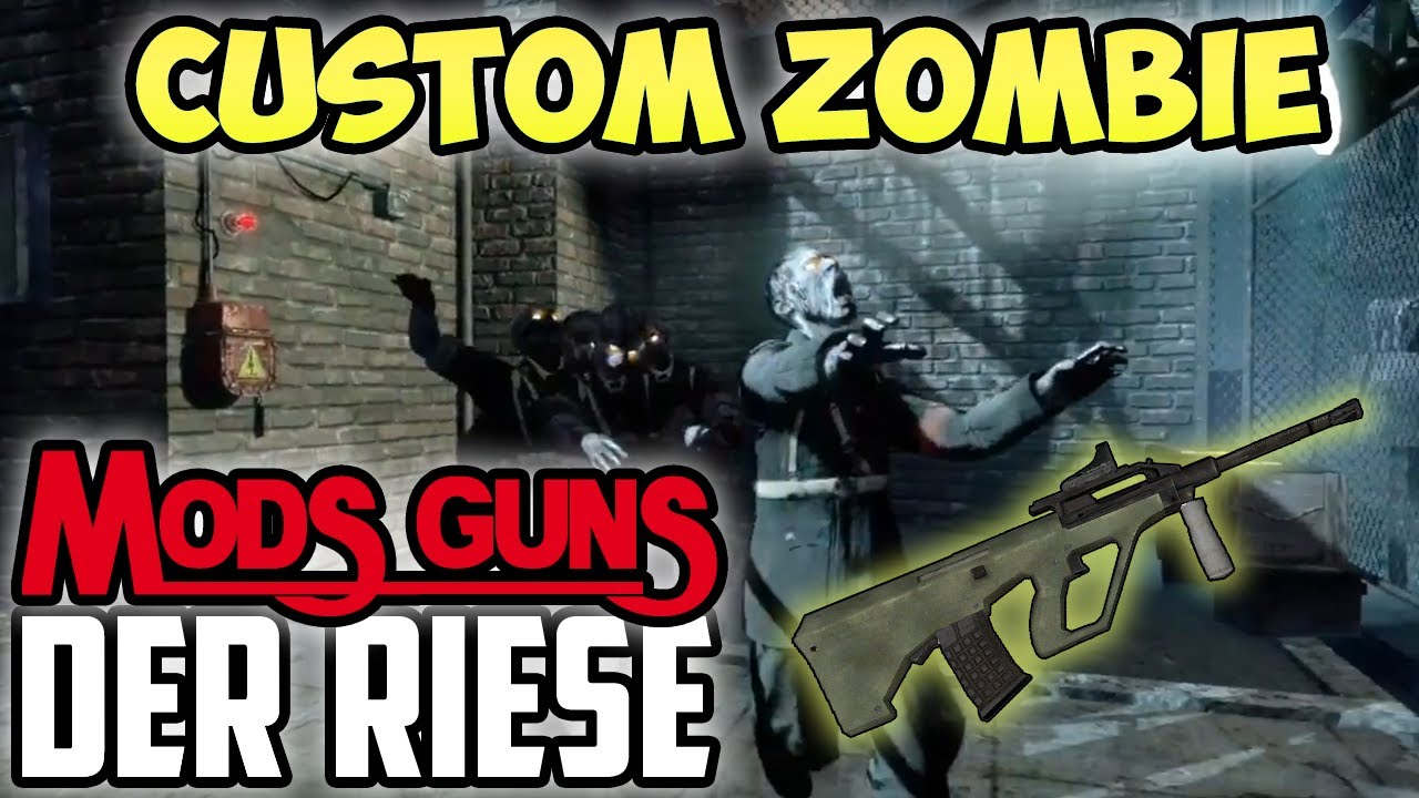 Custom Zombie - Der Riese Mod Guns #3 (Cod WaW) - YouTube