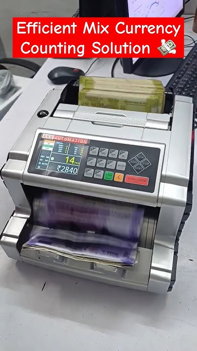 Efficient Mix Currency Counting Solution With Reliable Fake Note Detection! #shorts #efficiency ...