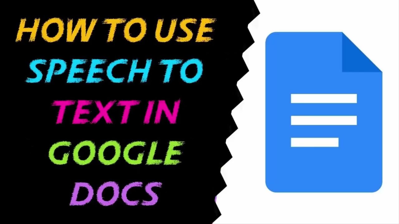 How To Use Speech To Text In Google Docs YouTube How To Use Speech To Text In Google Docs YouTube