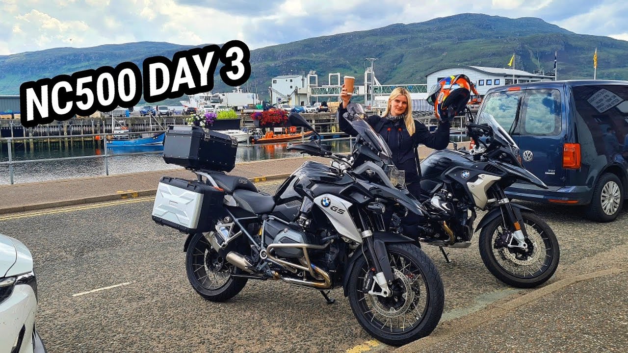 NC500 Scotland Trip Day 3 // Riding BMW R1250GS Motorcycles // Gairloch ...