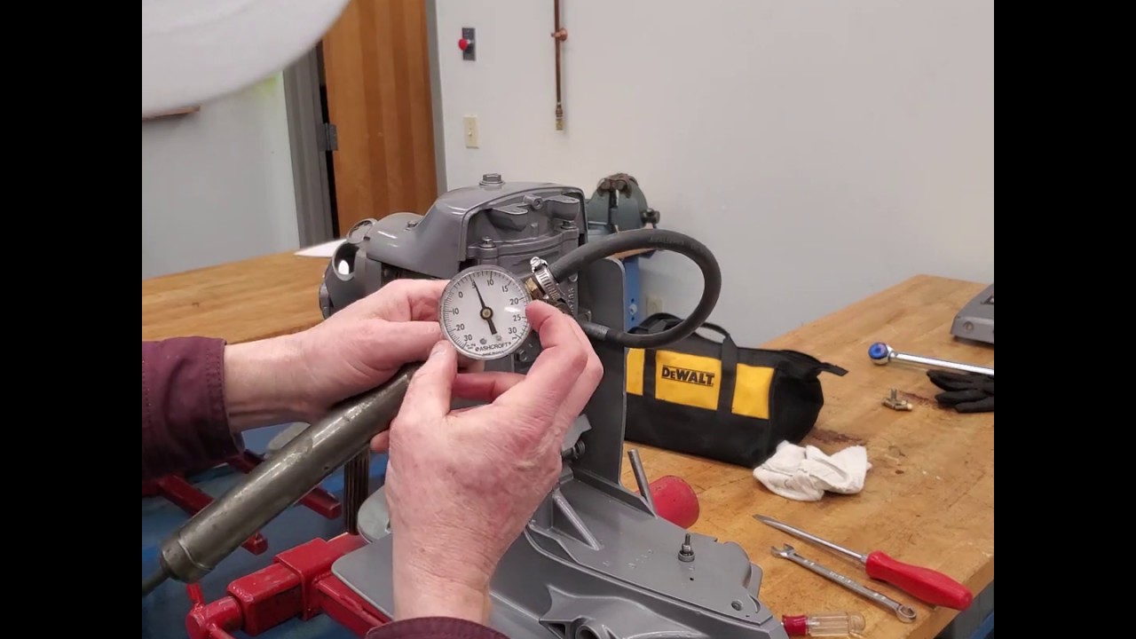 Volvo Penta DPS Press test and filling procedure - YouTube