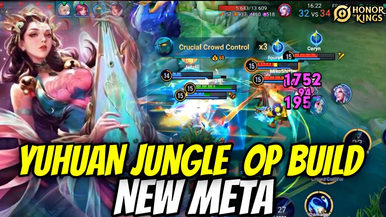 Honor of Kings (Yuhuan) New Meta Yuhuan Jungle Very OP - YouTube