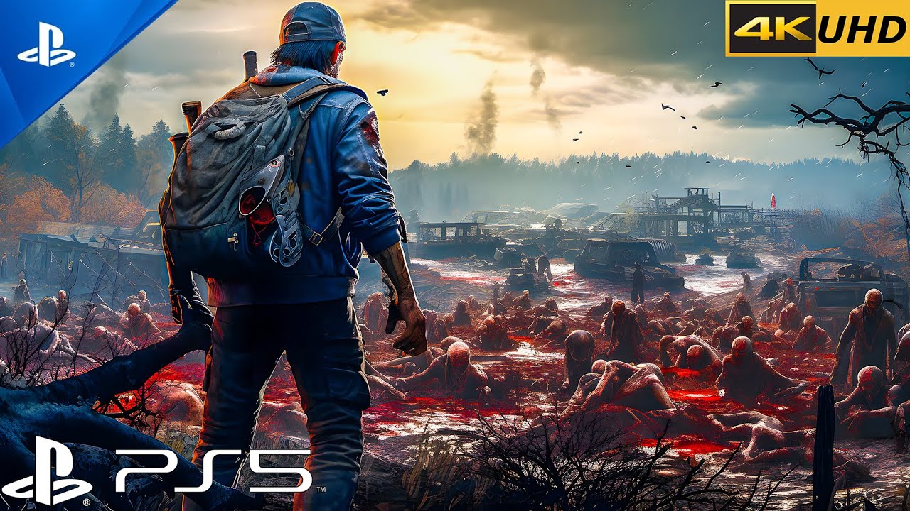 (PS5)DAYS GONE is the BEST OPEN WORLD ZOMBIE GAME EVER ULTRA REALISTIC ...