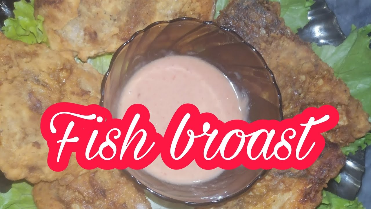 Restaurant style Fish broast_how to make fish broast in home by lahori ...