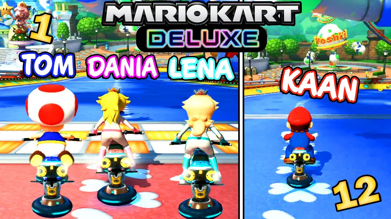ALLE GEGEN KAAN bei Mario Kart! - YouTube