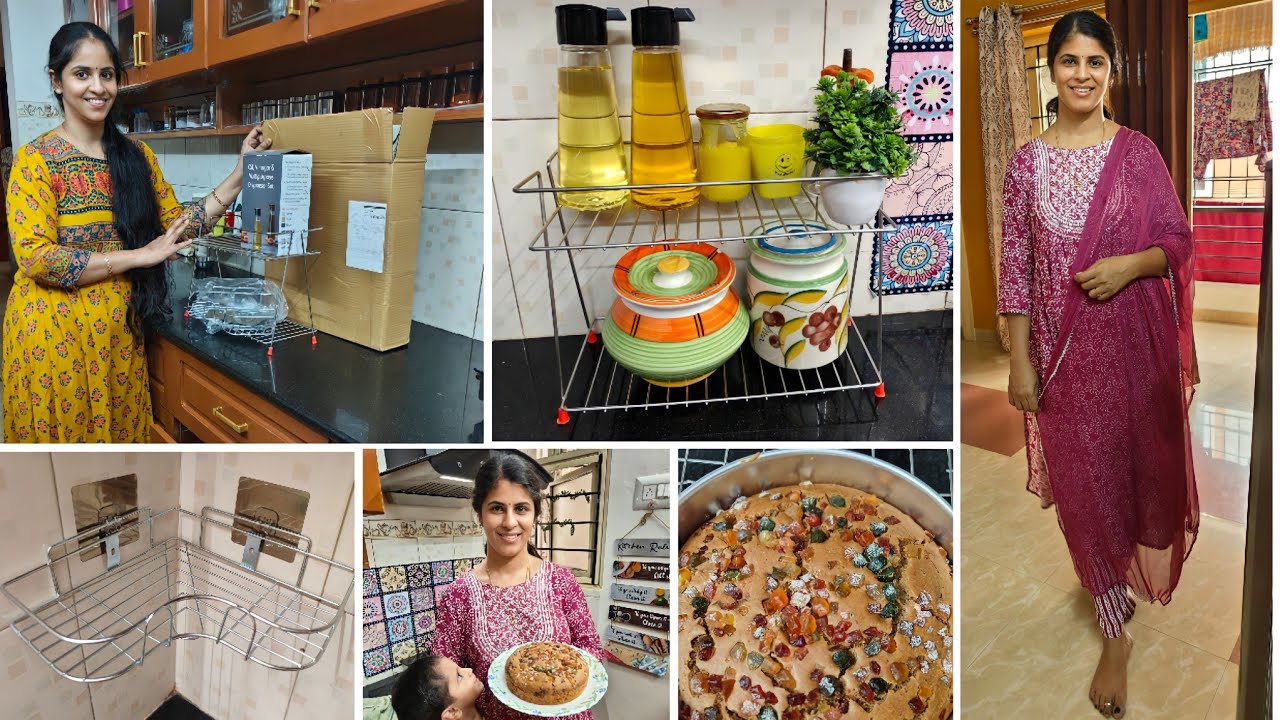 Vlog 💁Reorganizing Kitchen countertop/ Small Kitchen Makeover / Wheat ...