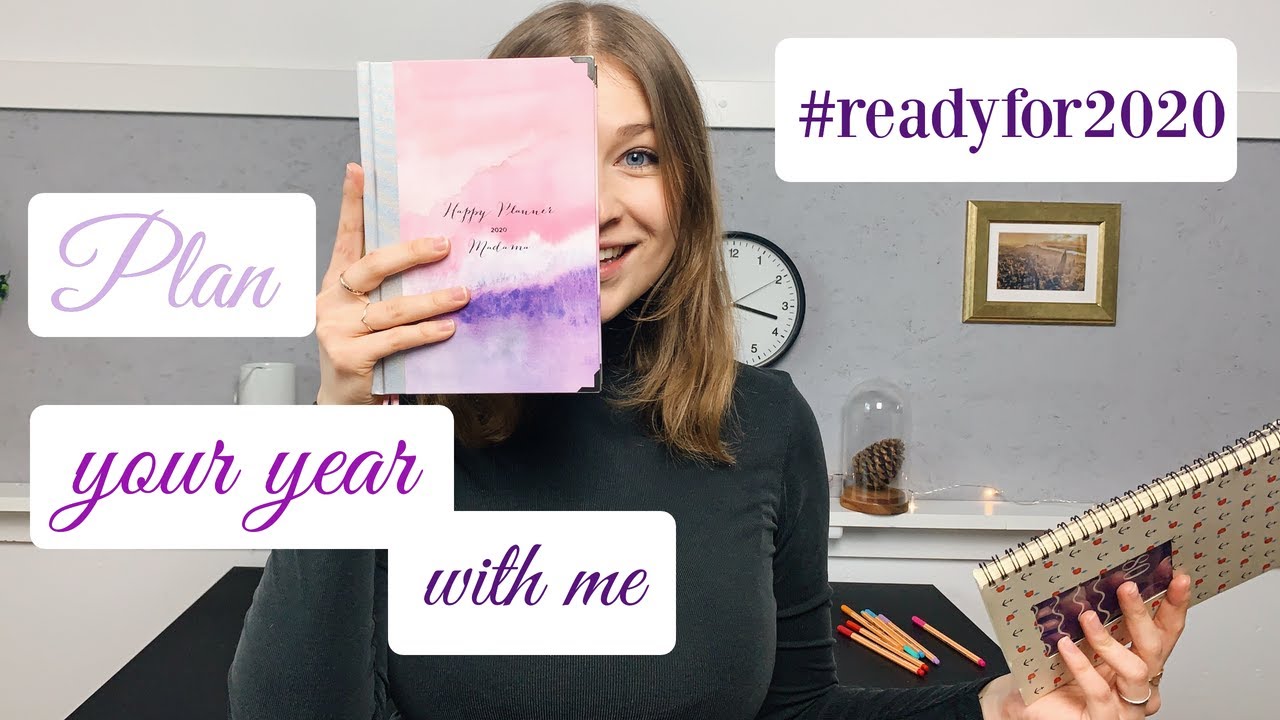 How To Plan Your Year - Plan your 2020 with me // Lifestyle design ...
