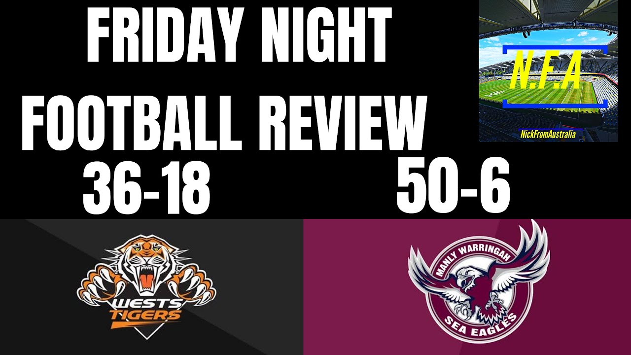 NRL FRIDAY NIGHT FOOTBALL REVIEW RD 10 2021 FROM SUNCORP STADIUM TIGERS ...