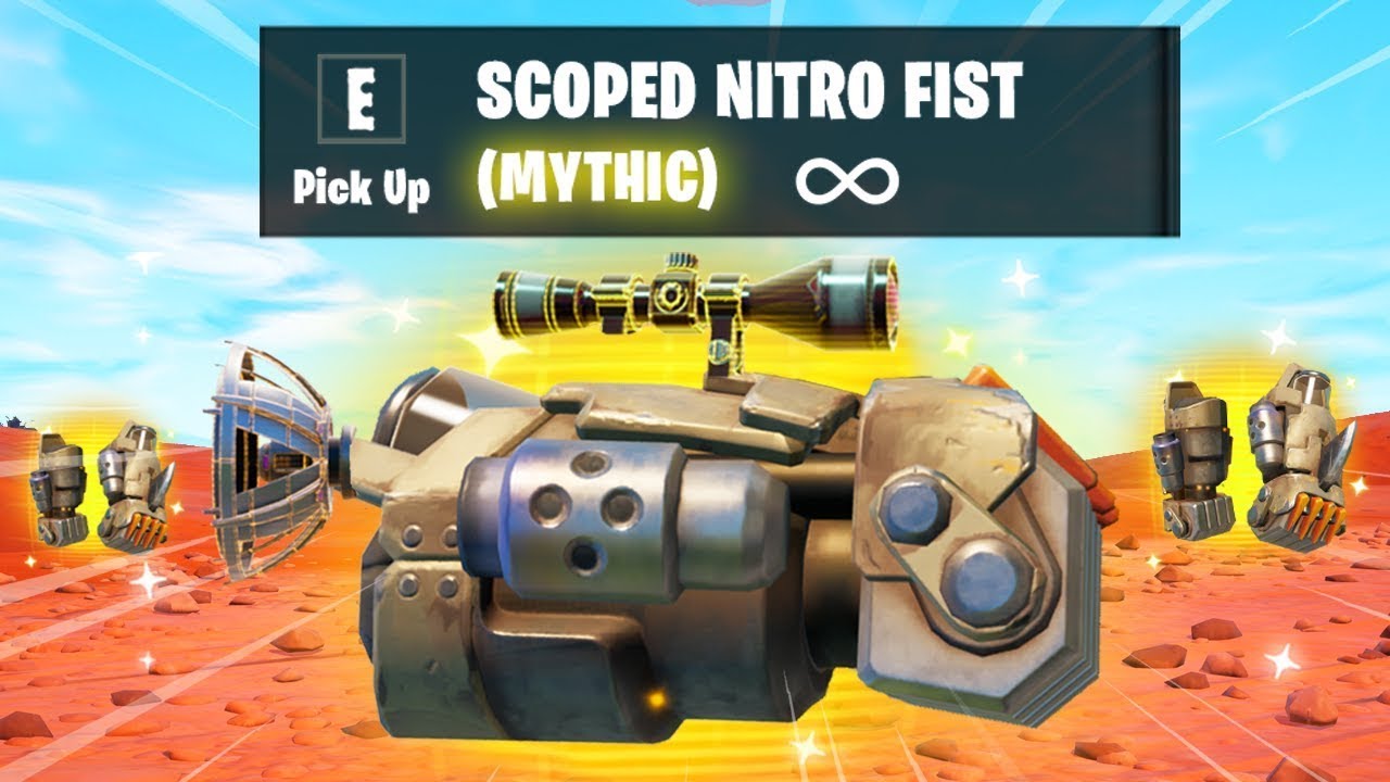 I *ONLY* USED NITRO FISTS in Fortnite! - YouTube