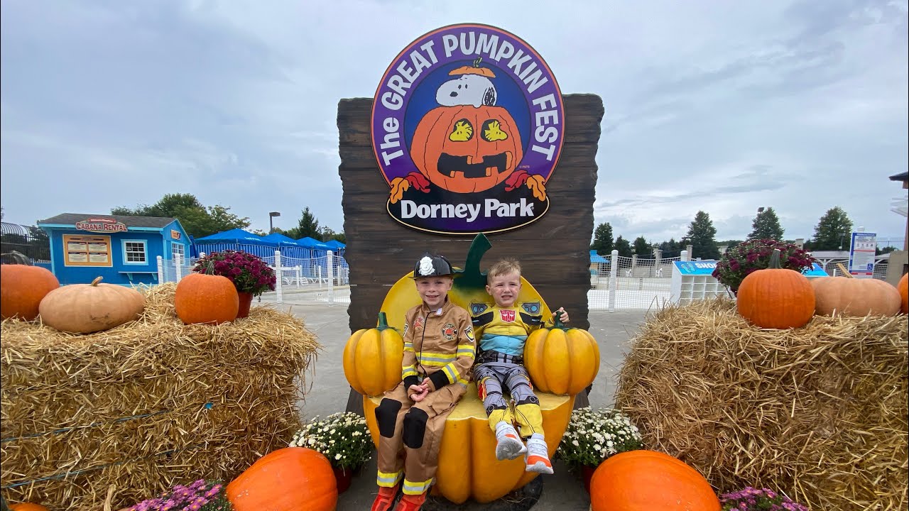 The Great Pumpkin Fest Halloween at Dorney Park for Kids! - YouTube