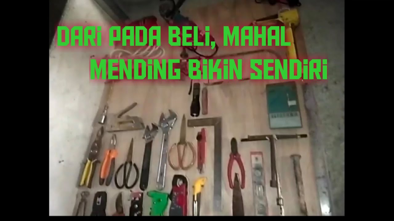 Membuat Rak Tools, Rack Tools, Wall Tools Murah, Cepat & Simple - YouTube