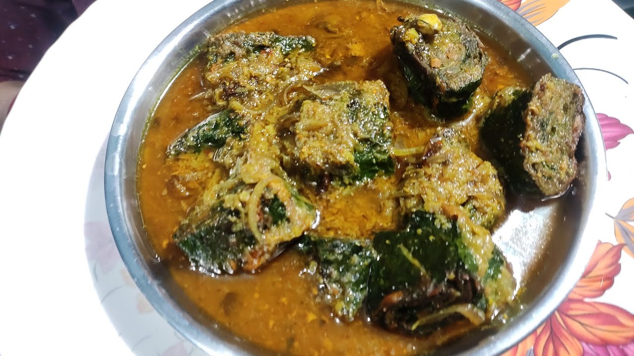 Arbi के पत्तो की Gravy | Traditional Kacchu Recips - YouTube
