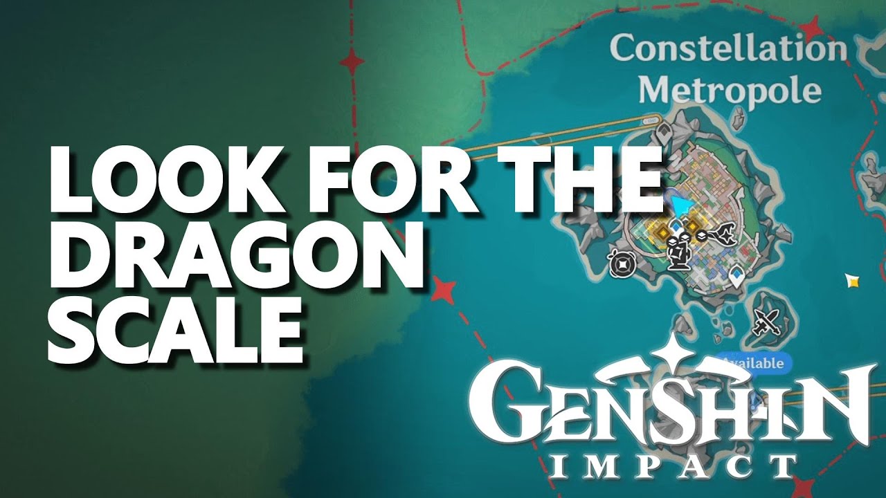 Look for the dragon scale Genshin Impact - YouTube