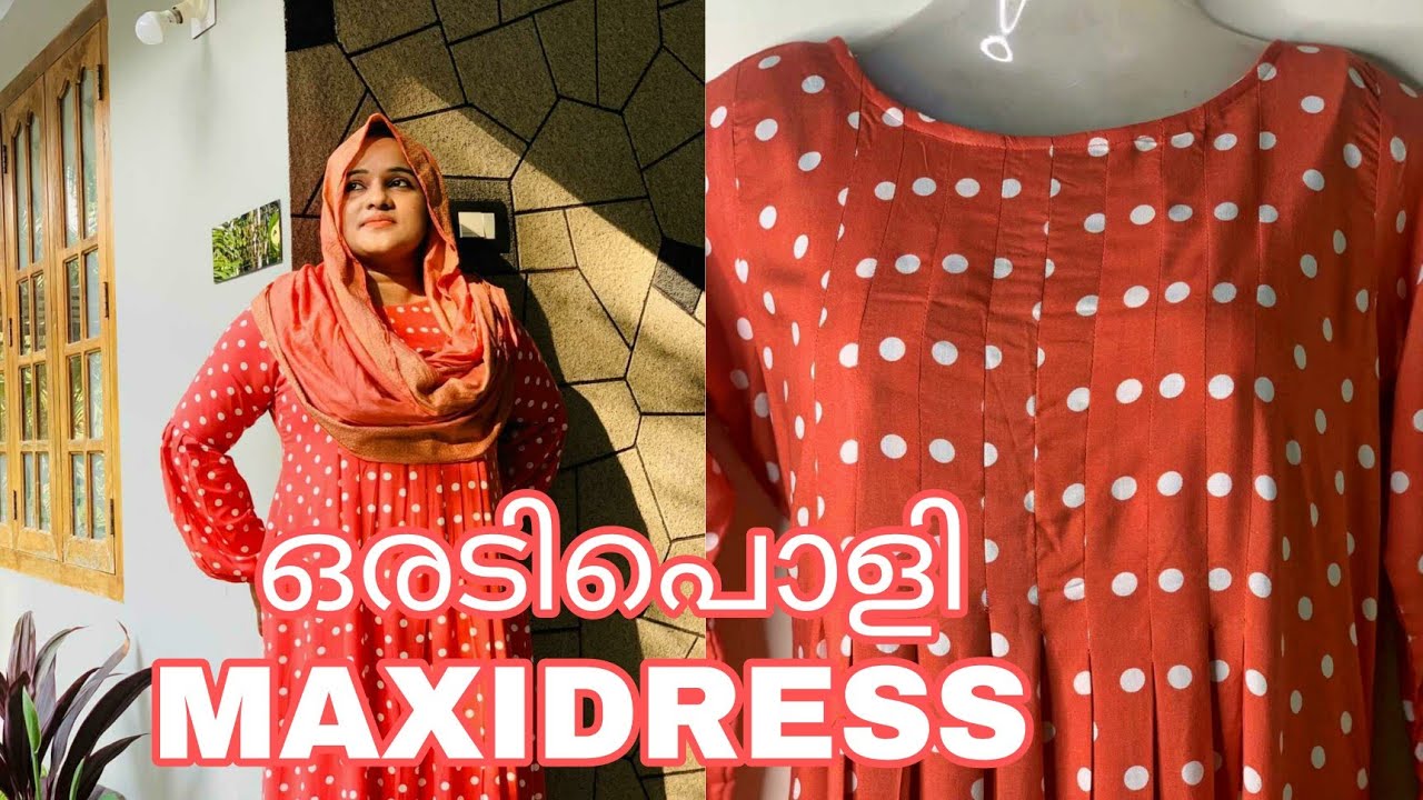 Cutting and stitching //maxi dress //SHAS DOT COM - YouTube