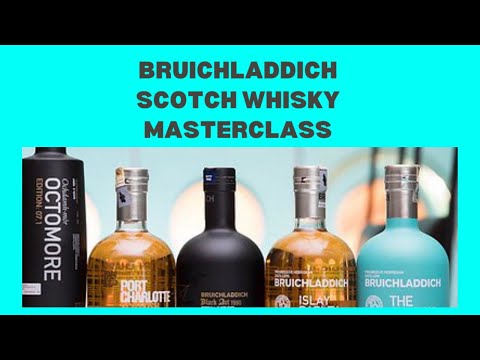 Bruichladdich Classic Laddie, Port Charlotte Project 10yo, Octomore Masterclass / Let's Talk drinks