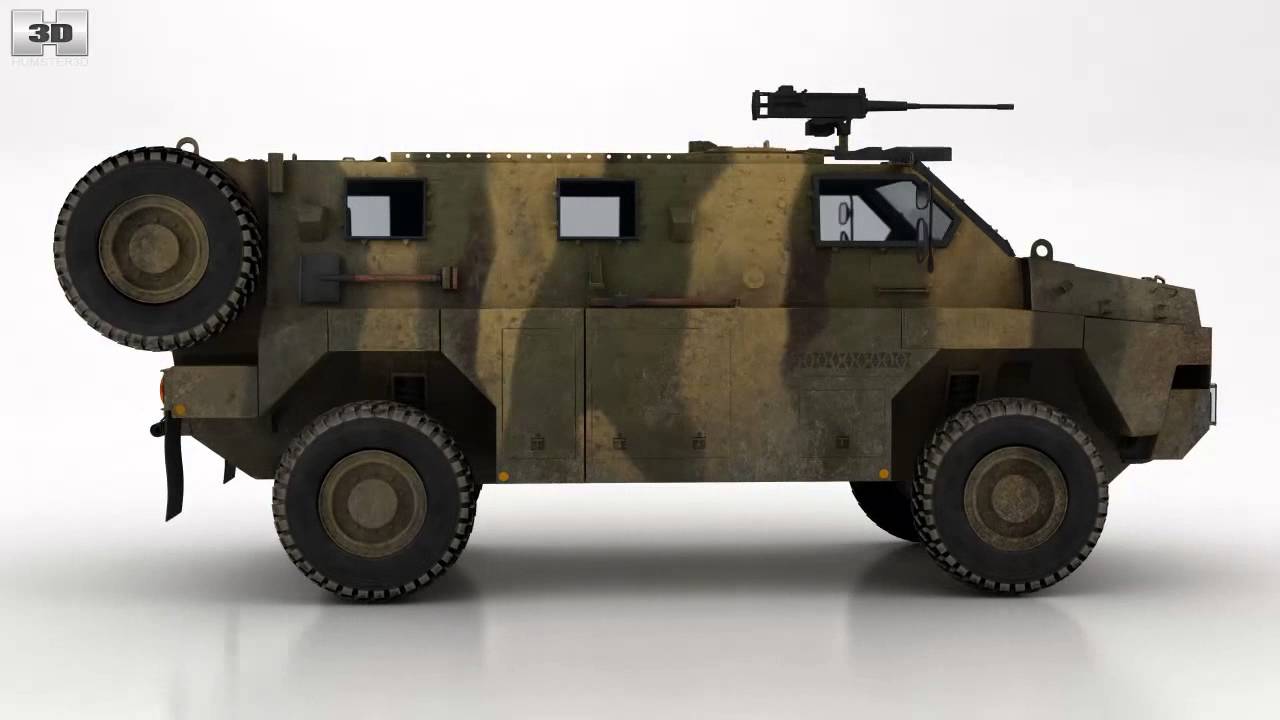 Bushmaster Protected Mobility Vehicle 3D model by 3DModels.org - YouTube