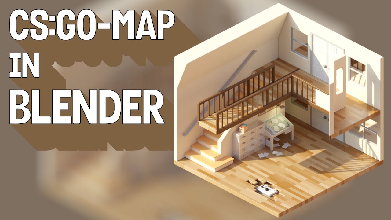 CS:GO-Map: Lake made in Blender | Timelapse - YouTube
