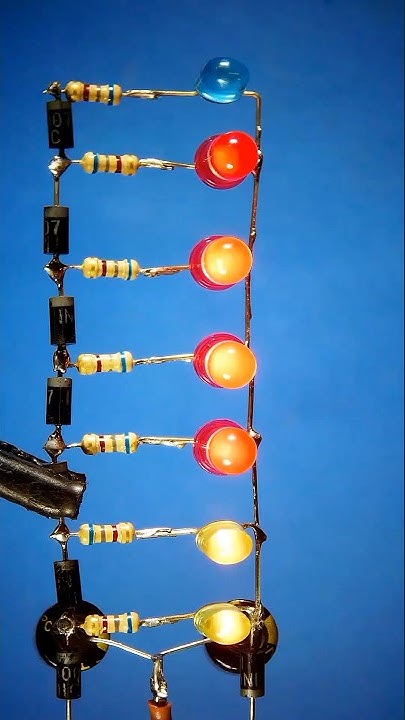 Music Reactive LED Chaser Light Circuit 🎶| VU Meter - YouTube