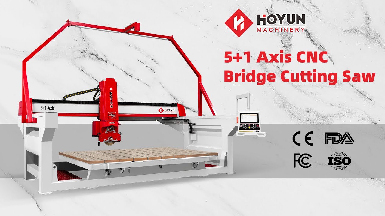 HoYun 5 axis cnc bridge saw - Precision Cutting | Profiling, drilling ...
