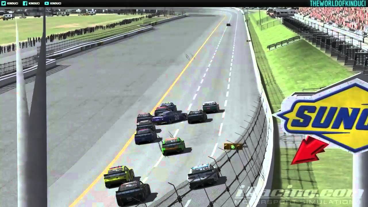 iRacing Nascar Class B fixed at Talladega - Stay off the yellow line ...