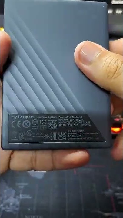 #unboxing WD My Passport 2TB (WDBPKJ/WDBYVG) - YouTube