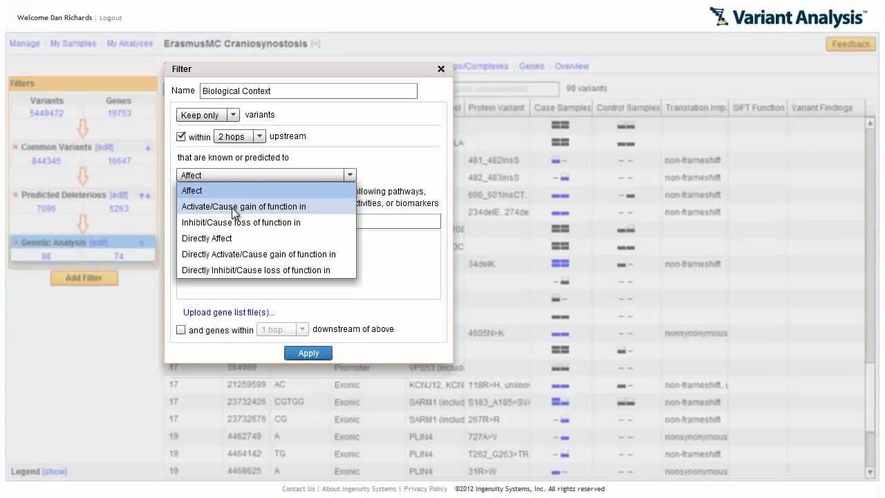 Introducing Ingenuity Variant Analysis - YouTube