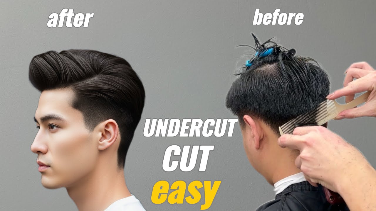 How To Cut a Perfect Undercut cut |Undercut Haircut Tutorial (Step-by ...